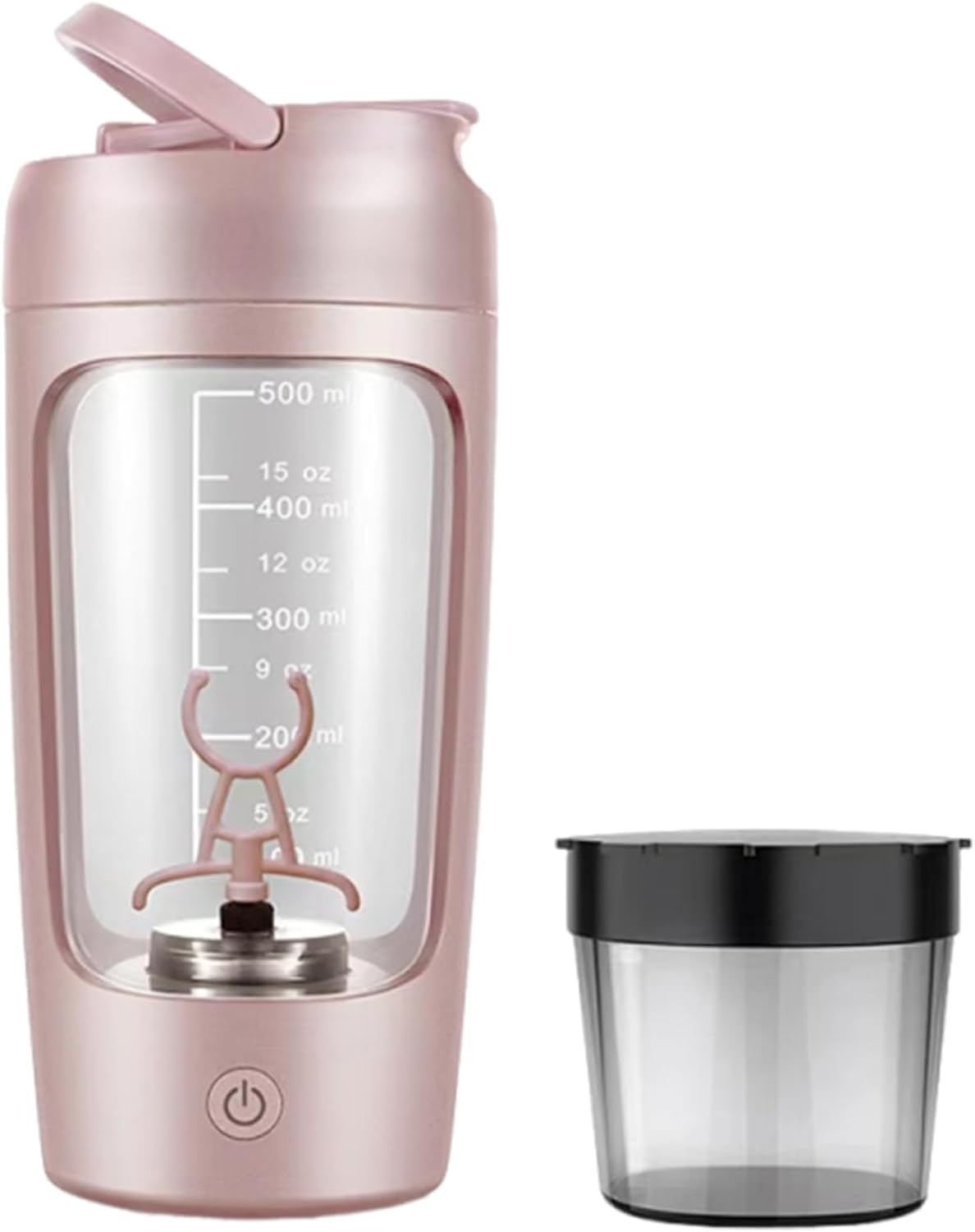 Electric Protein Shaker Bottle Storage Box，650ml Mixer Bottle, Made wi