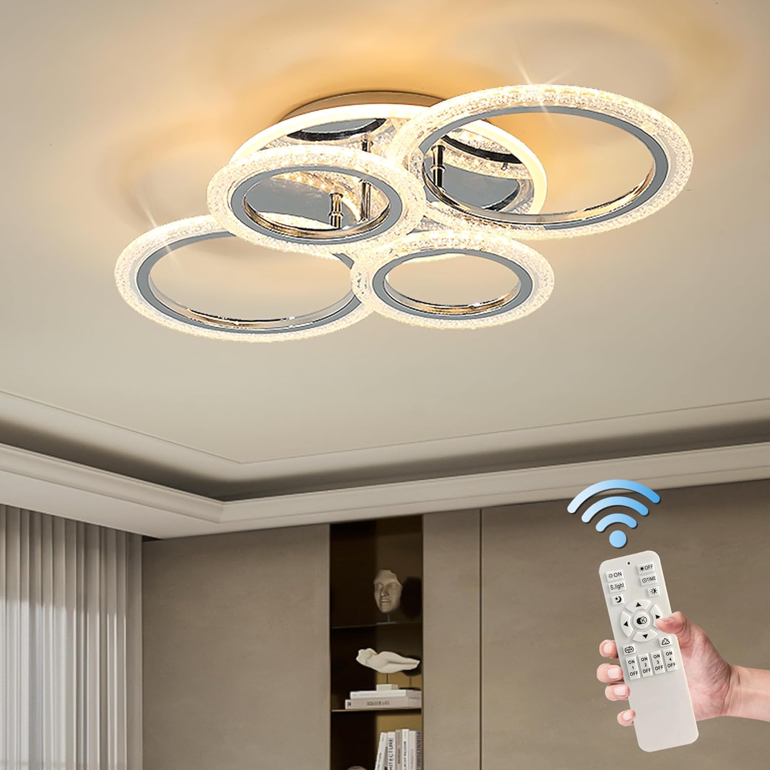 Oninio 5-Light Dimmable Ceiling Light - 100W