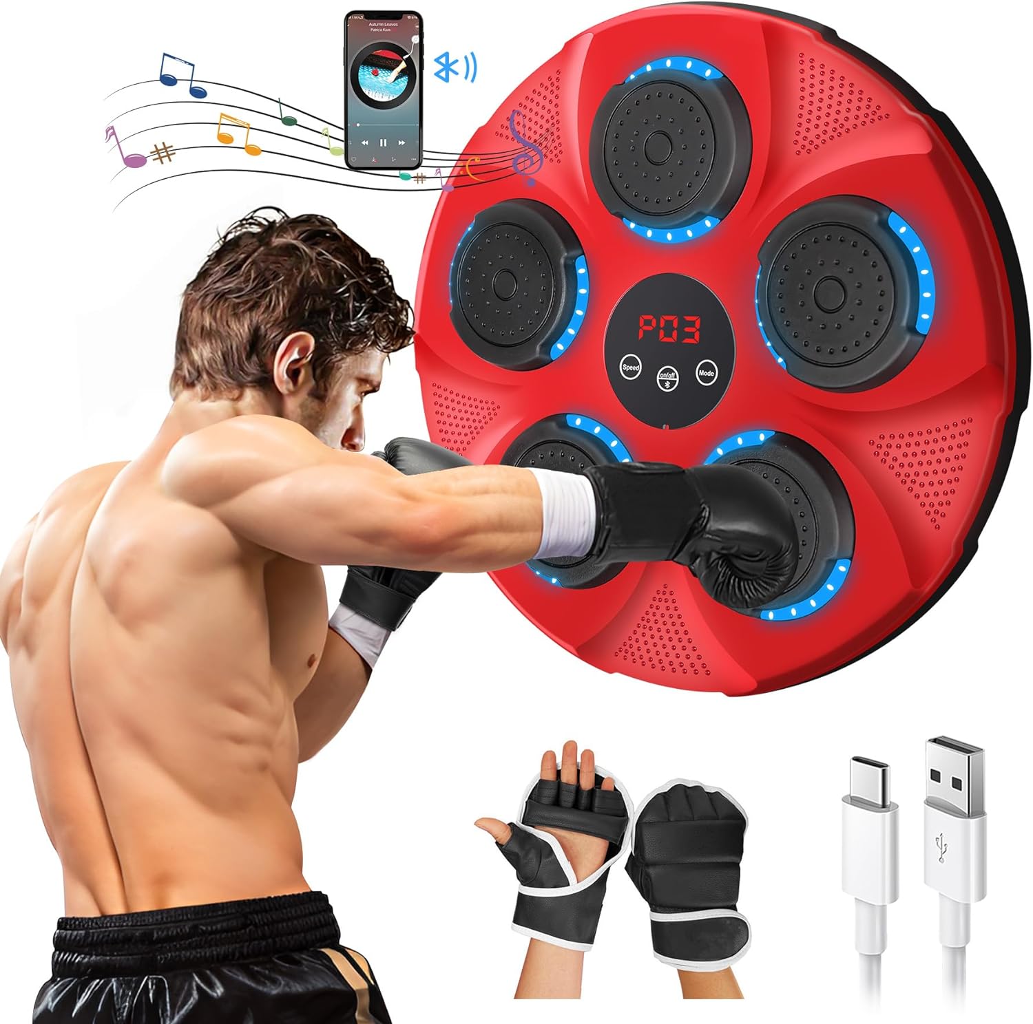INMORVEN Smart Music Boxing Machine