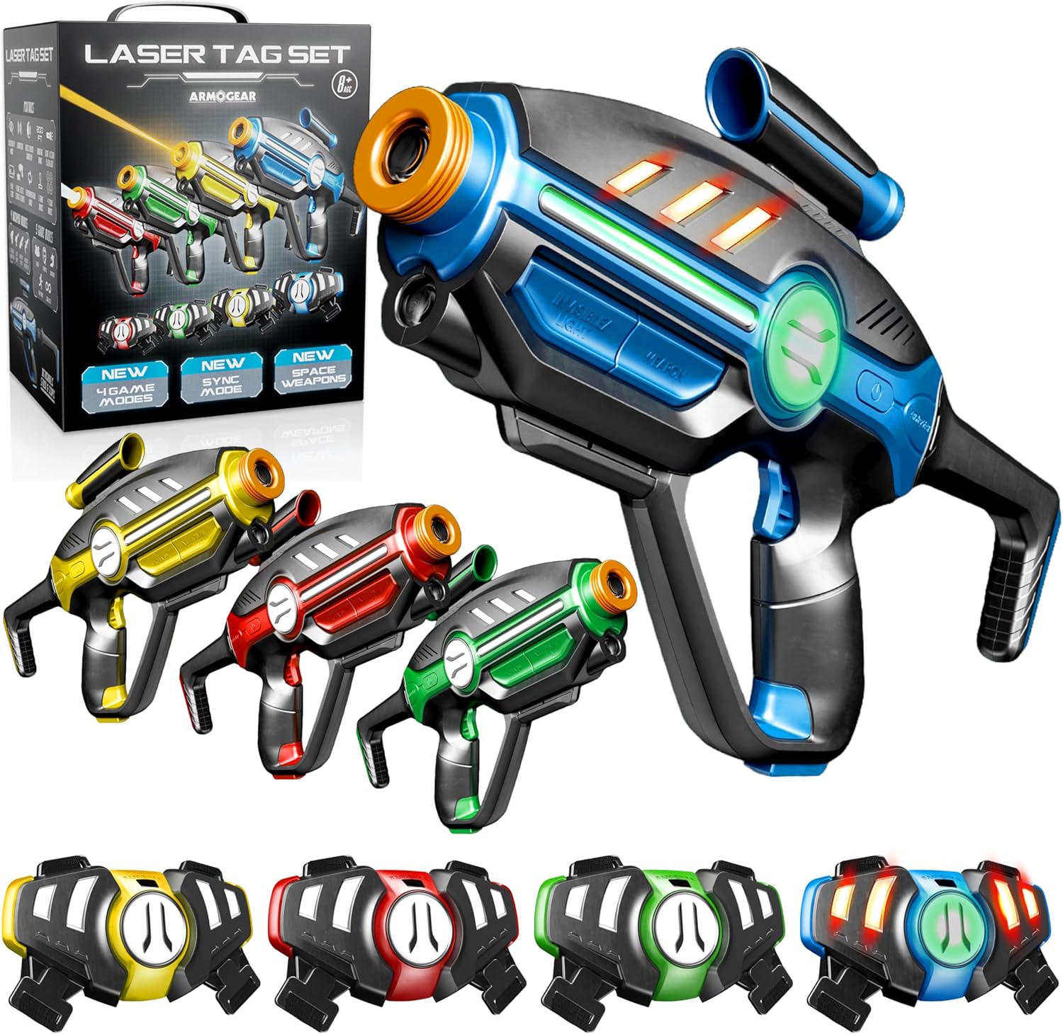 Laser Tag Set for Kids, Teens & Adults - Multi Player Laser Tag Set fo