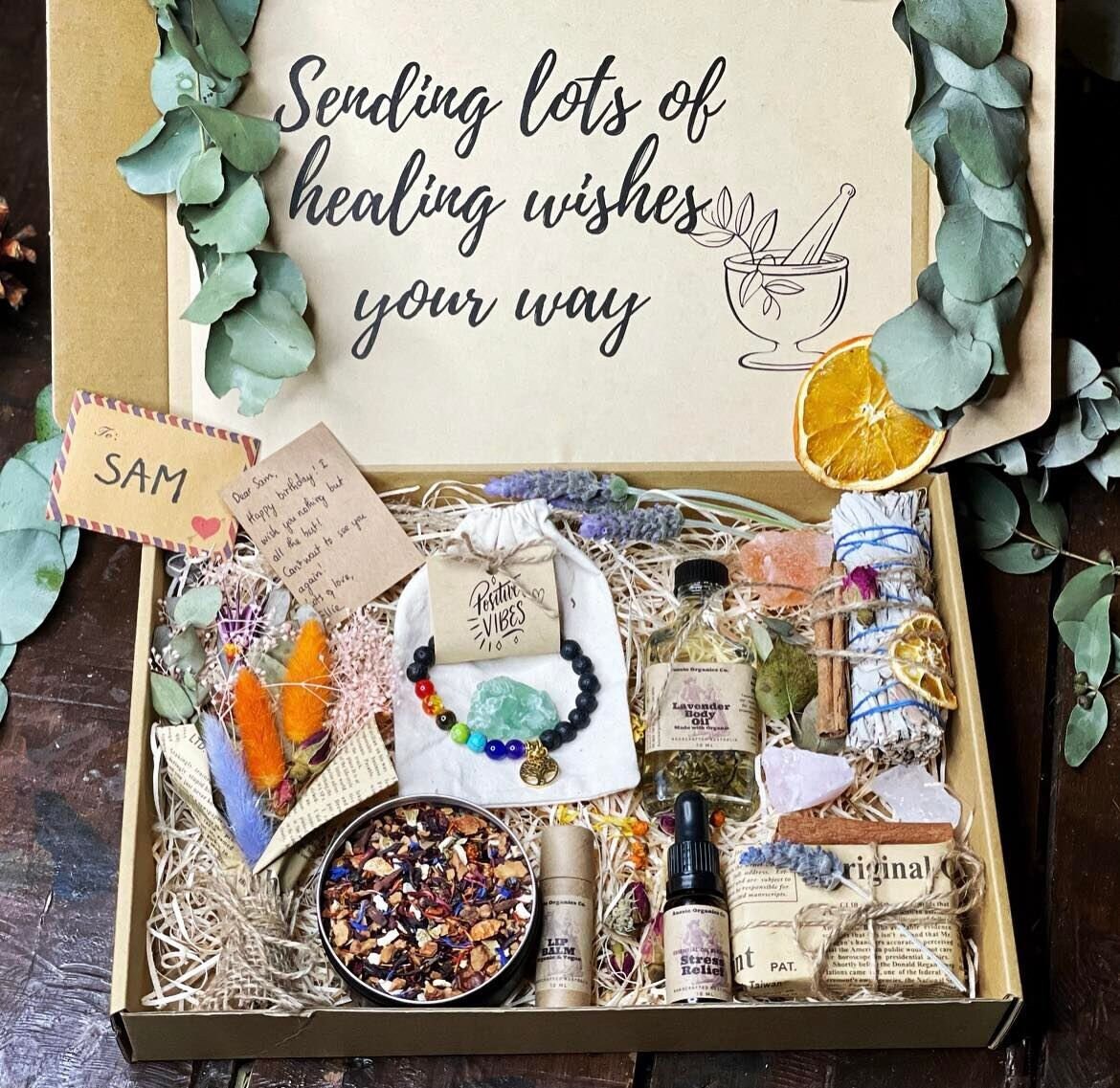 Personalised HEALING WISHES Gift Box