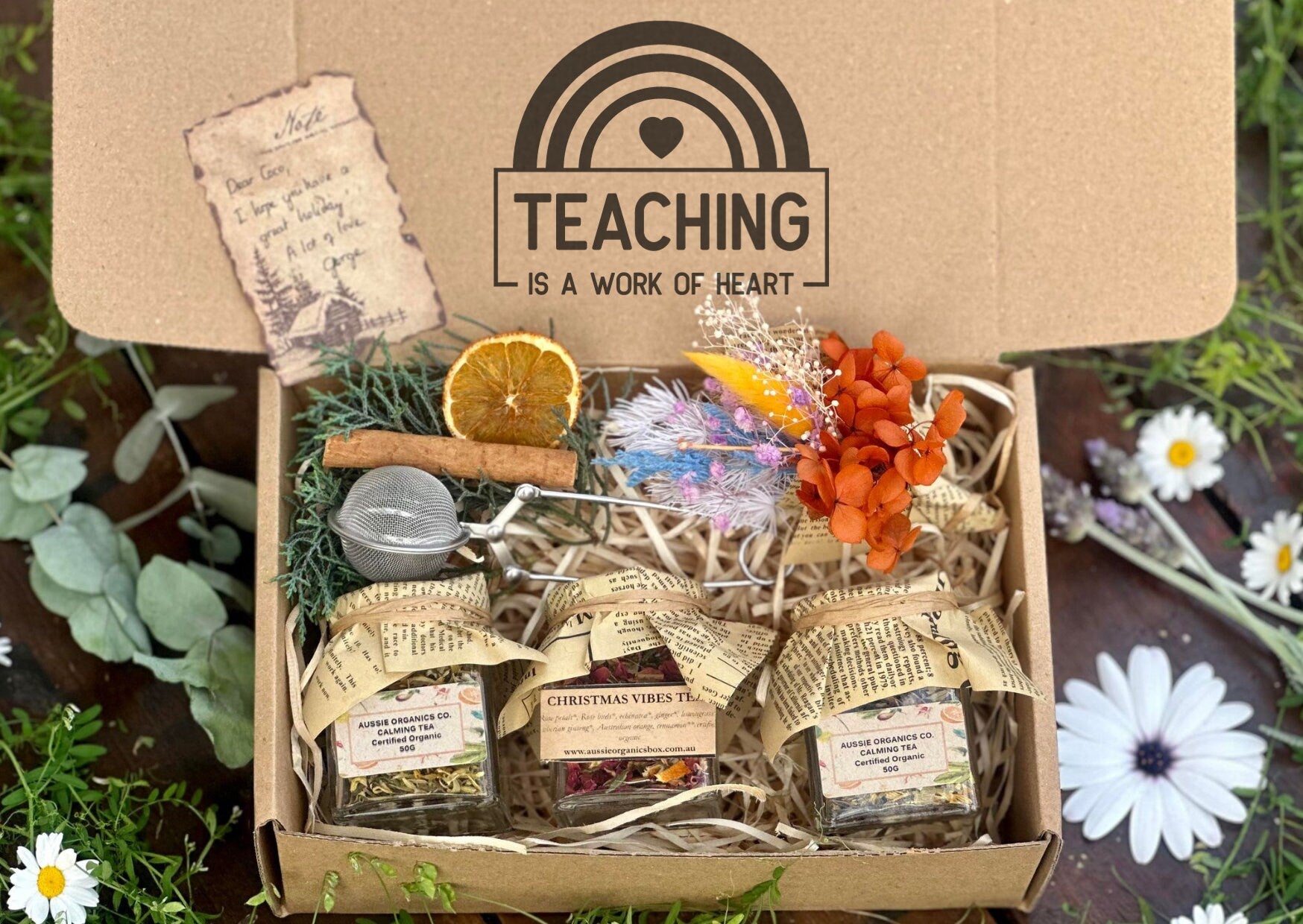 Organic tea teacher gift box – Voyage Collections Australia