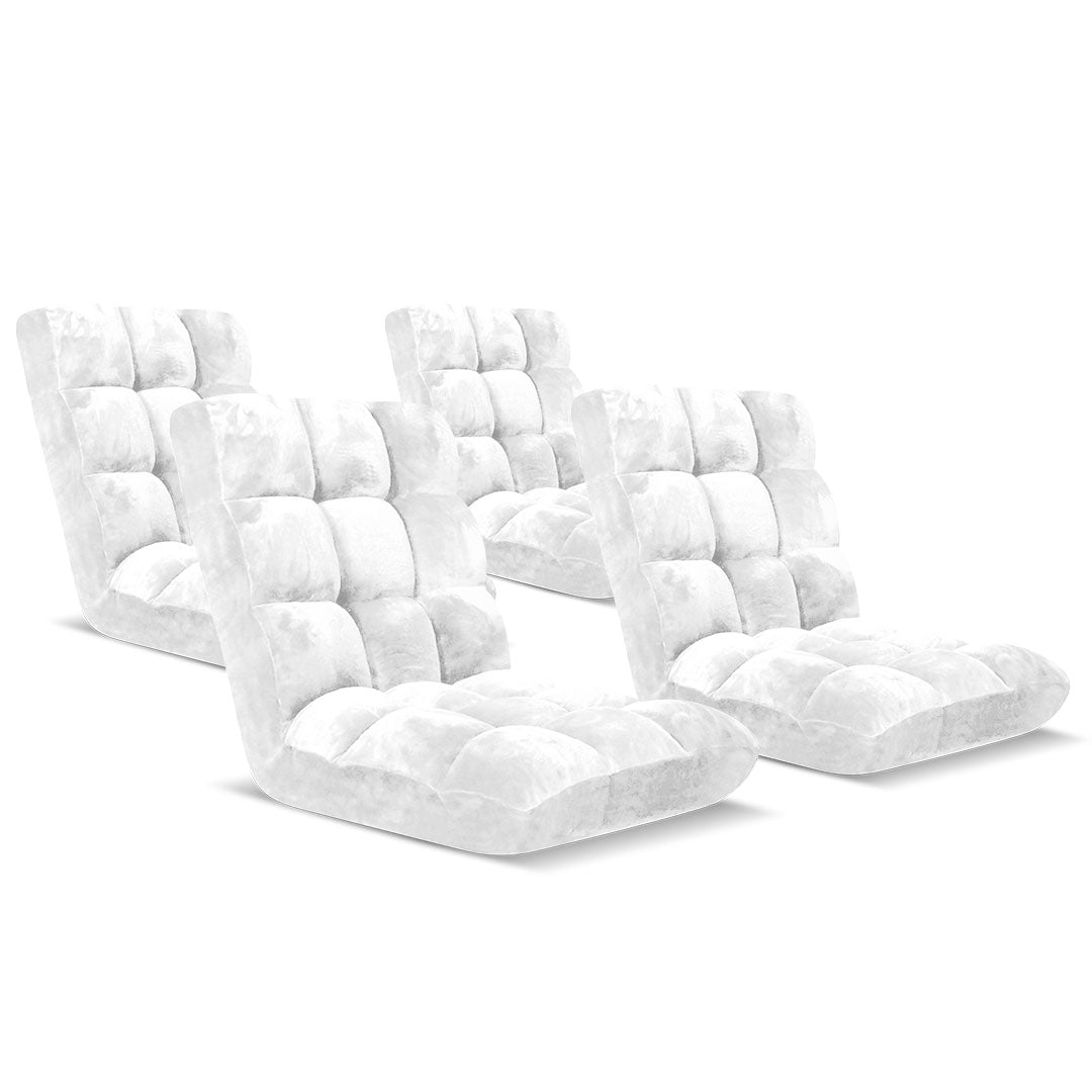 SOGA 4X Floor Recliner Folding Lounge Sofa Futon Couch Folding Chair C