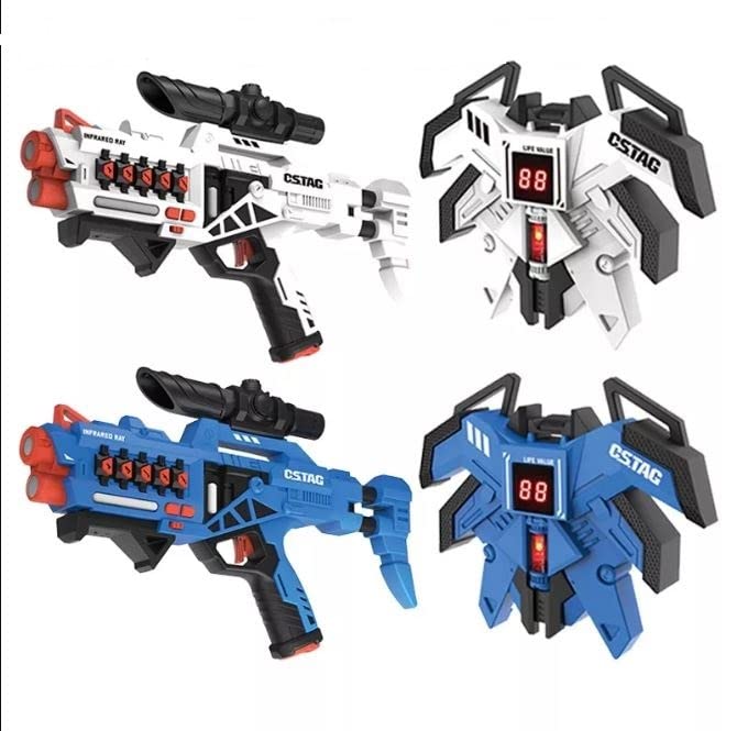 Rechargeable Laser Tag Guns 2 Pack - Fun & Exciting