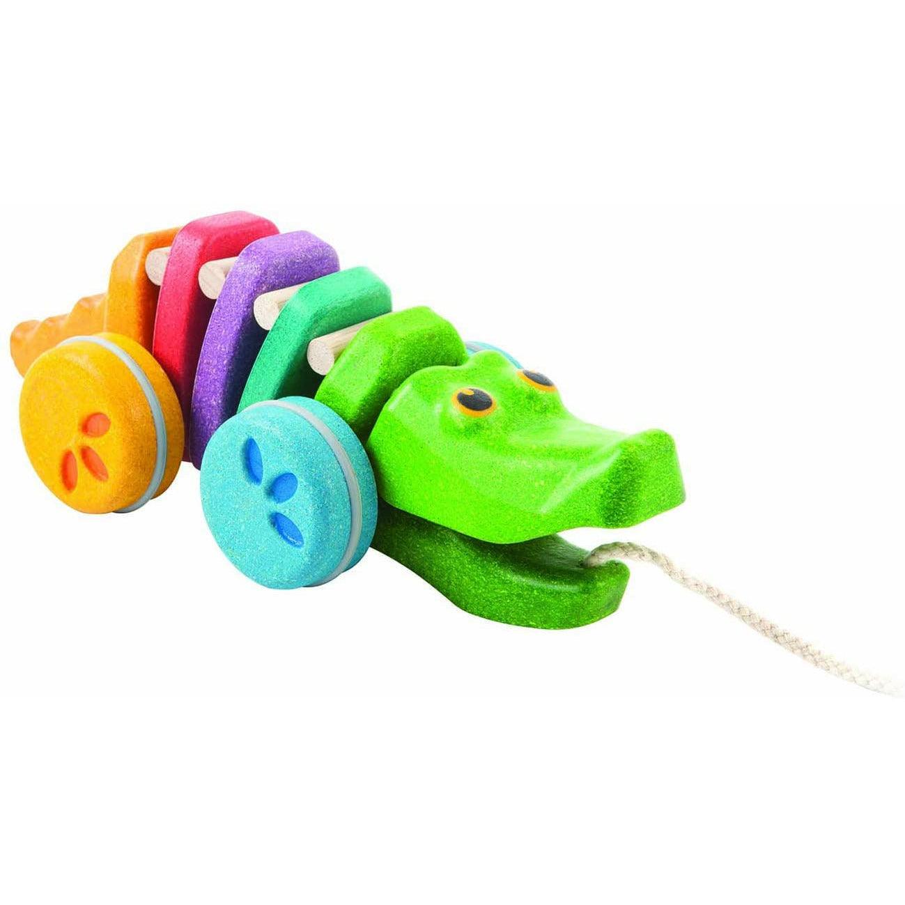 Plan Toys Dancing Alligator Rainbow Edition