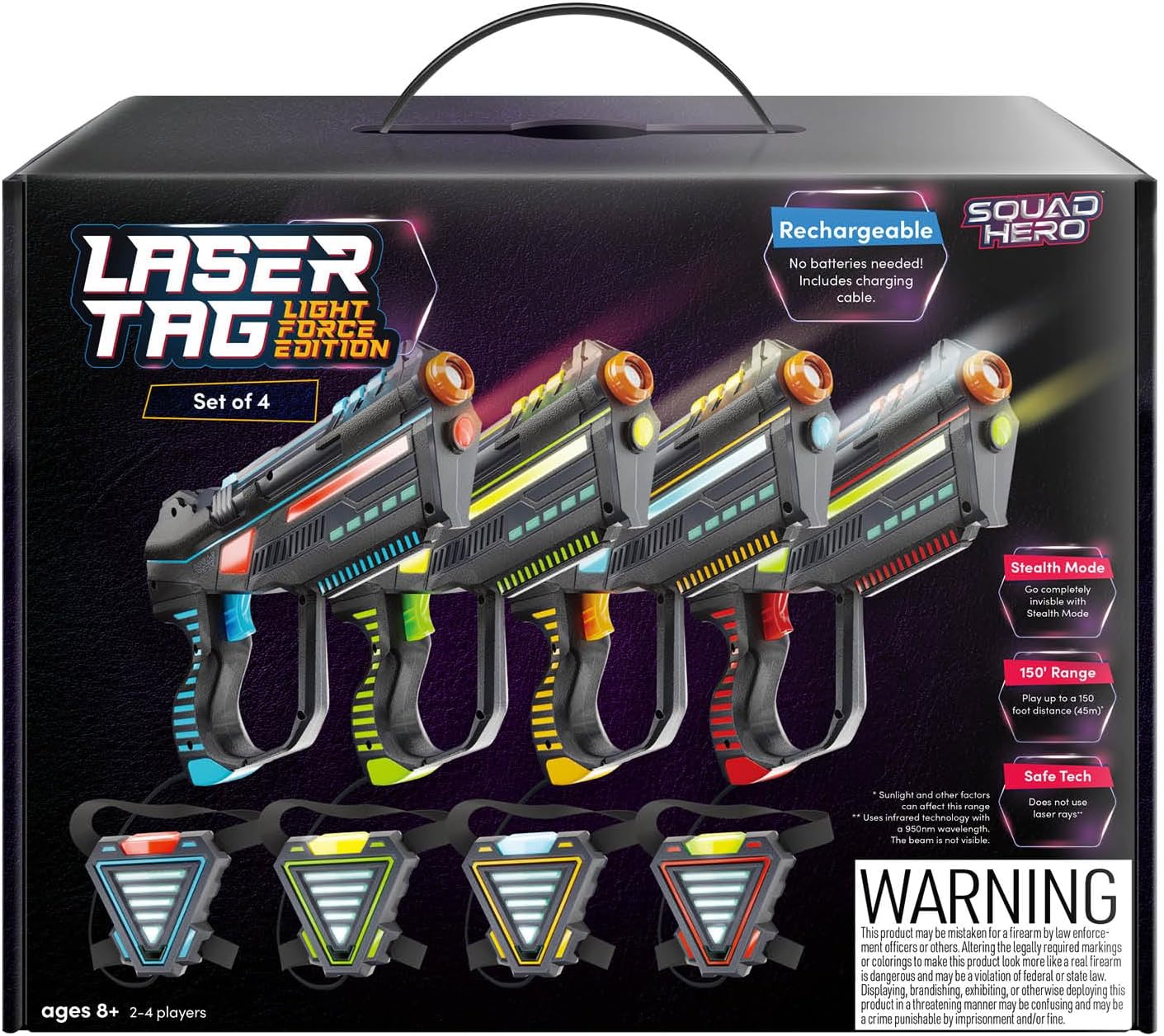 Rechargeable Laser Tag Set for All Ages