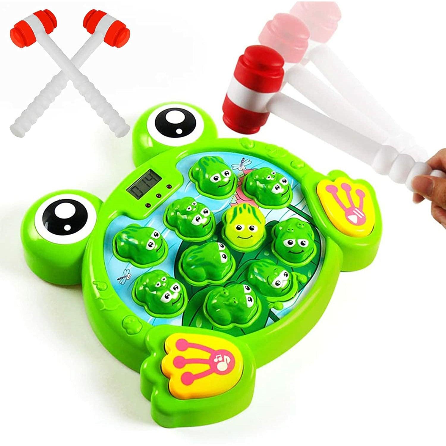 Fun Whack A Frog Game for Kids - 2 Hammers