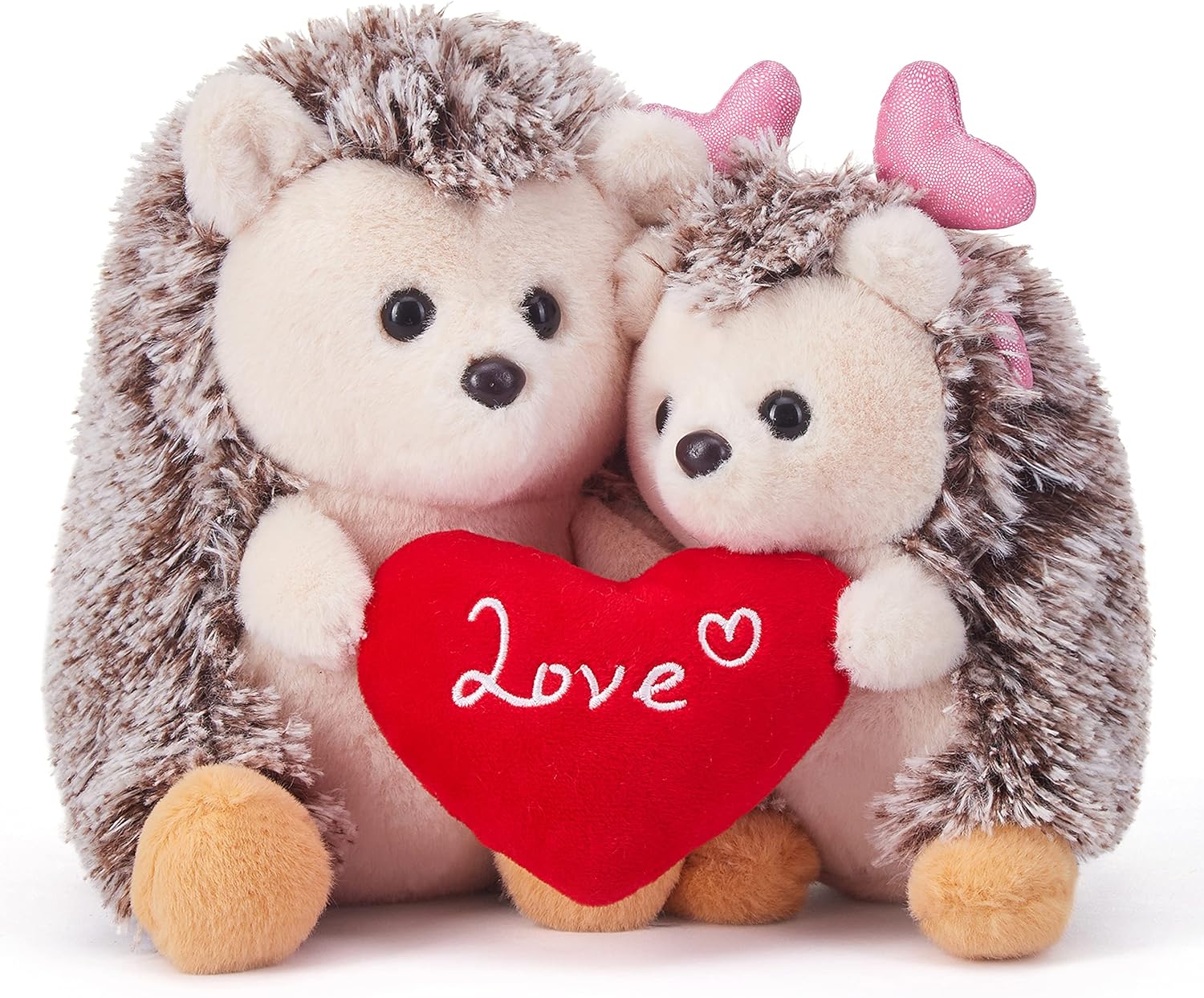 Bear Stuffed Animal Love Plush Toy with Bow for Valentine Day,Cute 10.