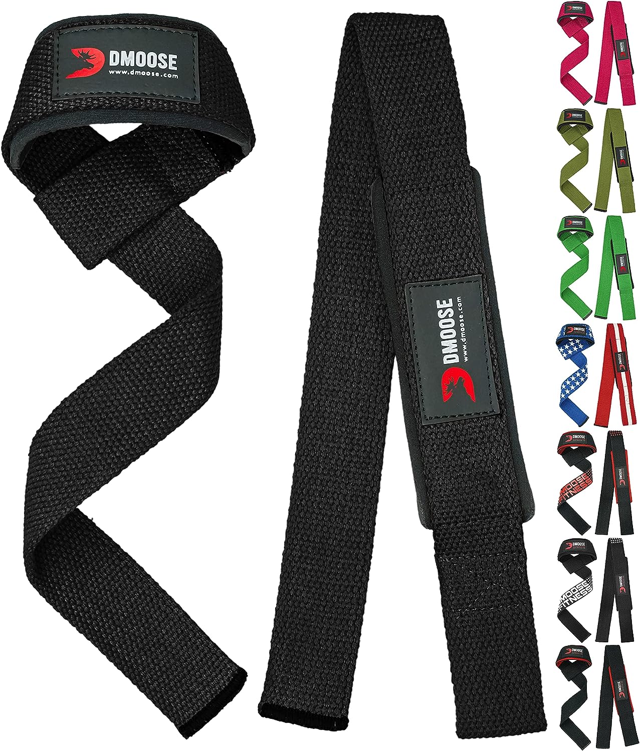 DMoose Weightlifting Straps - Max Grip & Support